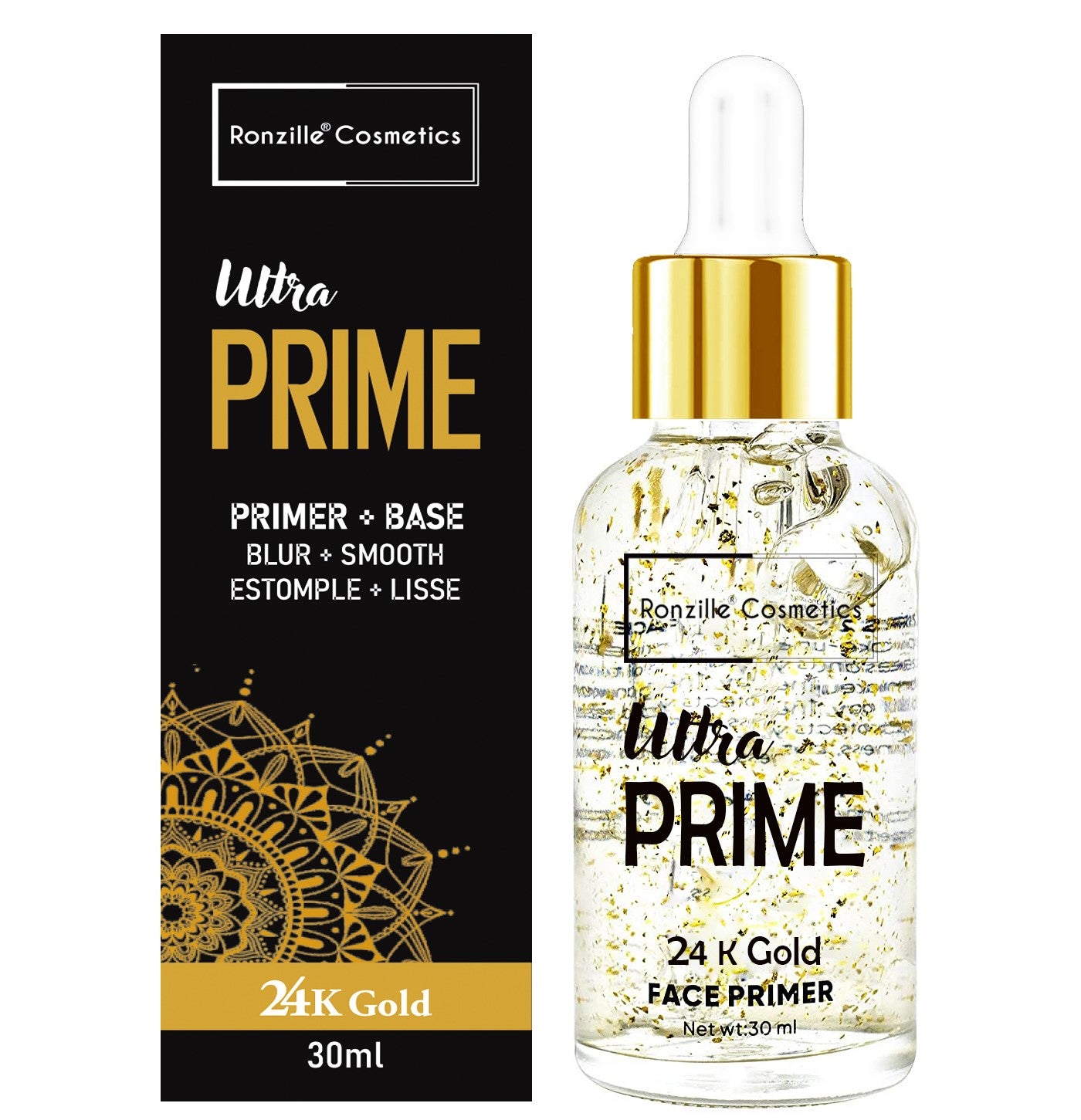 Ronzille 24K Gold Edition With Ultra Primer Base/Face Primer Makeup Pr ...