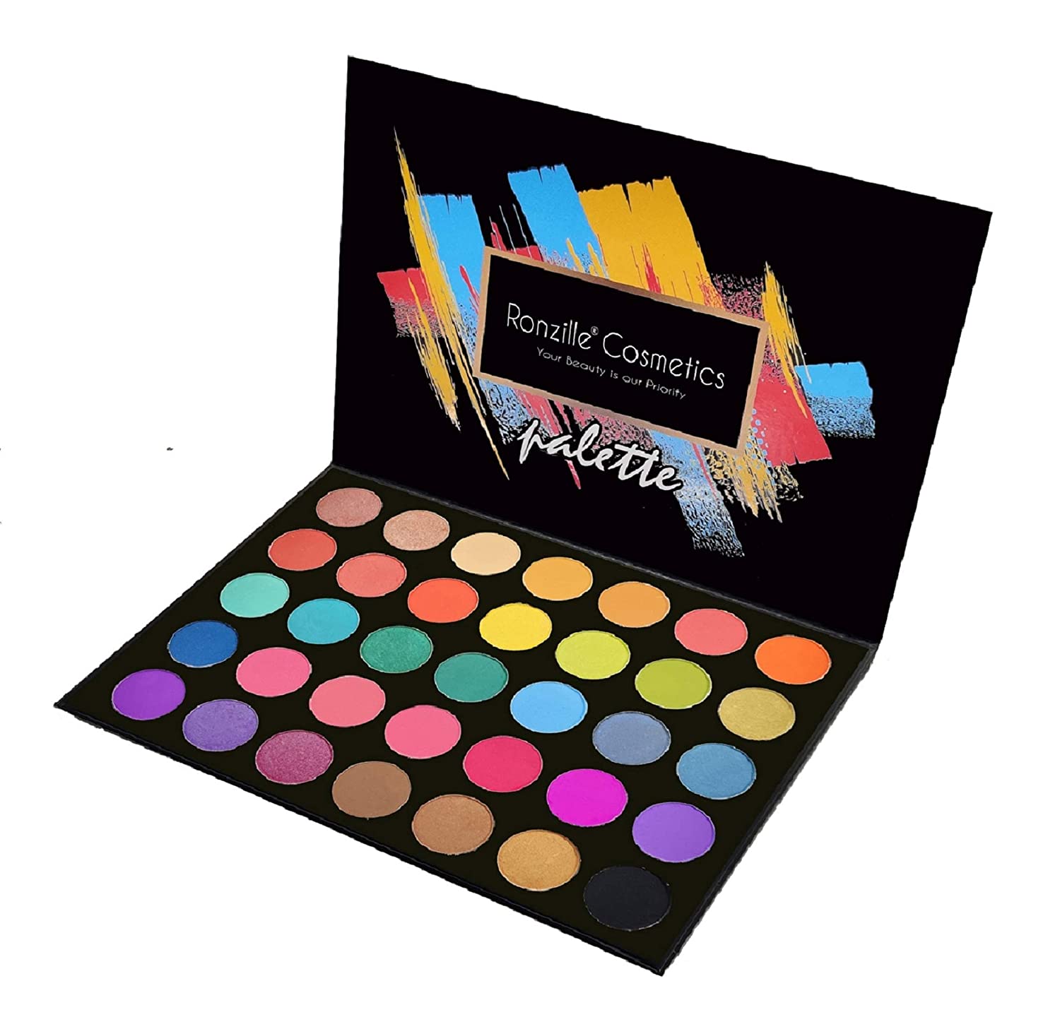 Ronzille Professional 35 Colors Eye Makeup Eye-shadow Kit 70 g ...